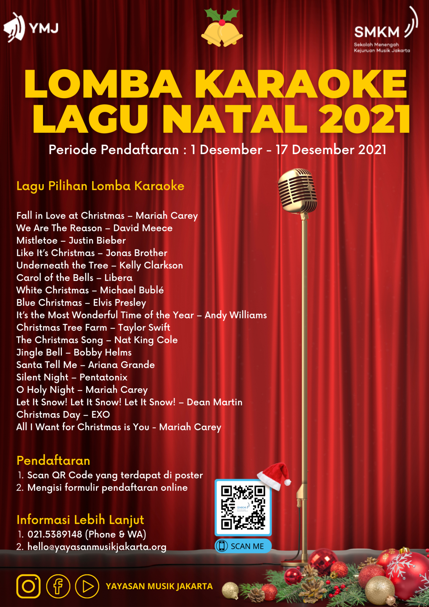 Lomba Karaoke Lagu Natal 2021 - Yayasan Musik Jakarta